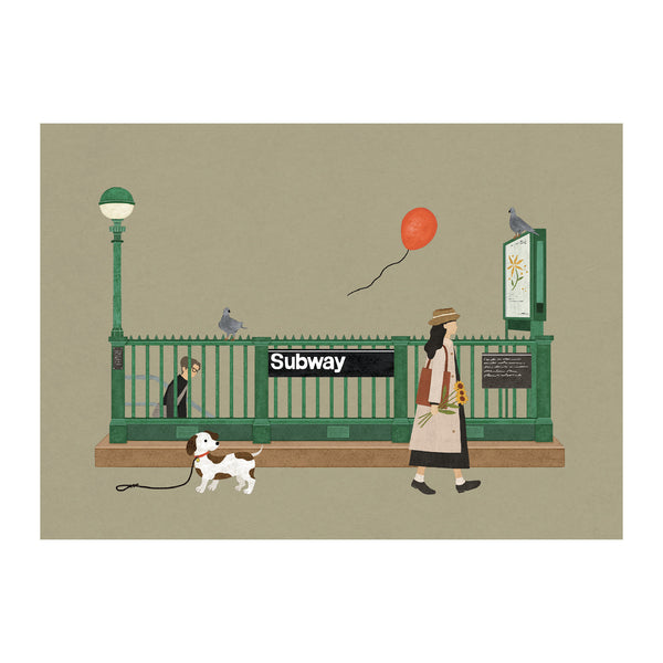 Mogutable X Chang Chih NYC Subway Print – mogutable