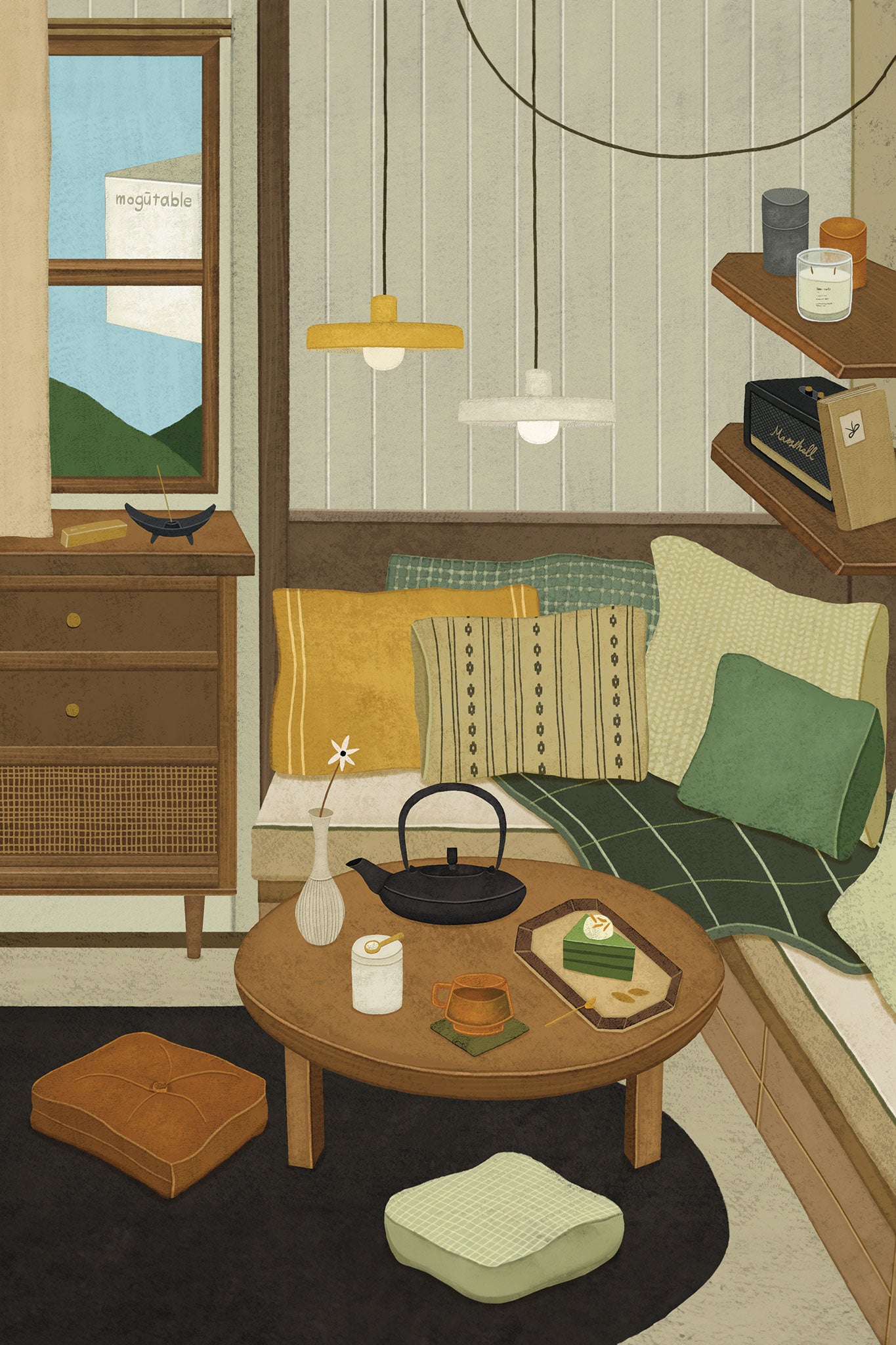 Mogutable X Chang Chih Art Print - Living Room – mogutable