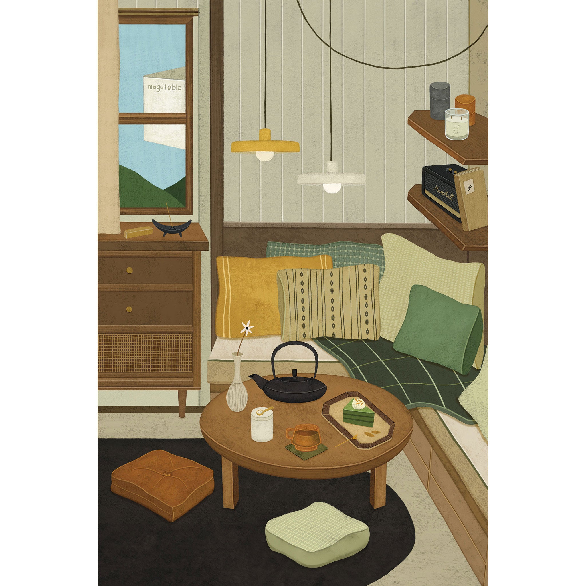 Mogutable X Chang Chih Art Print - Living Room – mogutable