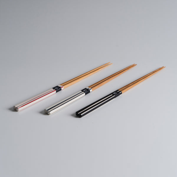 Diamond Cut Sharpened Chopsticks - White/Black – mogutable