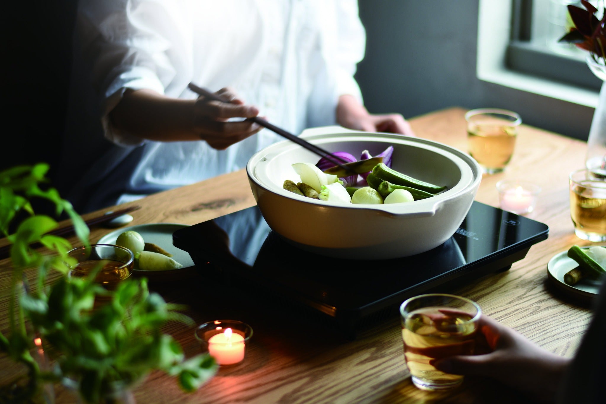 Kinto KAKOMI IH Donabe in White 2.5L - Spacious, Multi-Functional Cookware for Every Kitchen ...